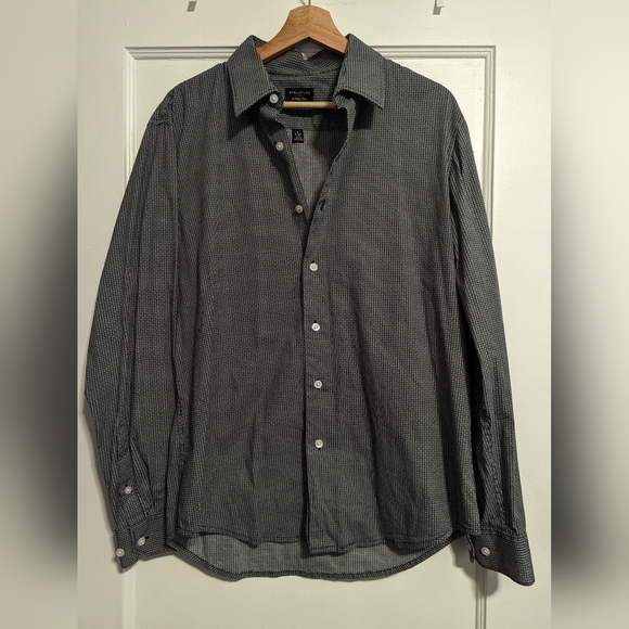Structure | Shirts | Mens Patterned Button Down Structure Stretch ...
